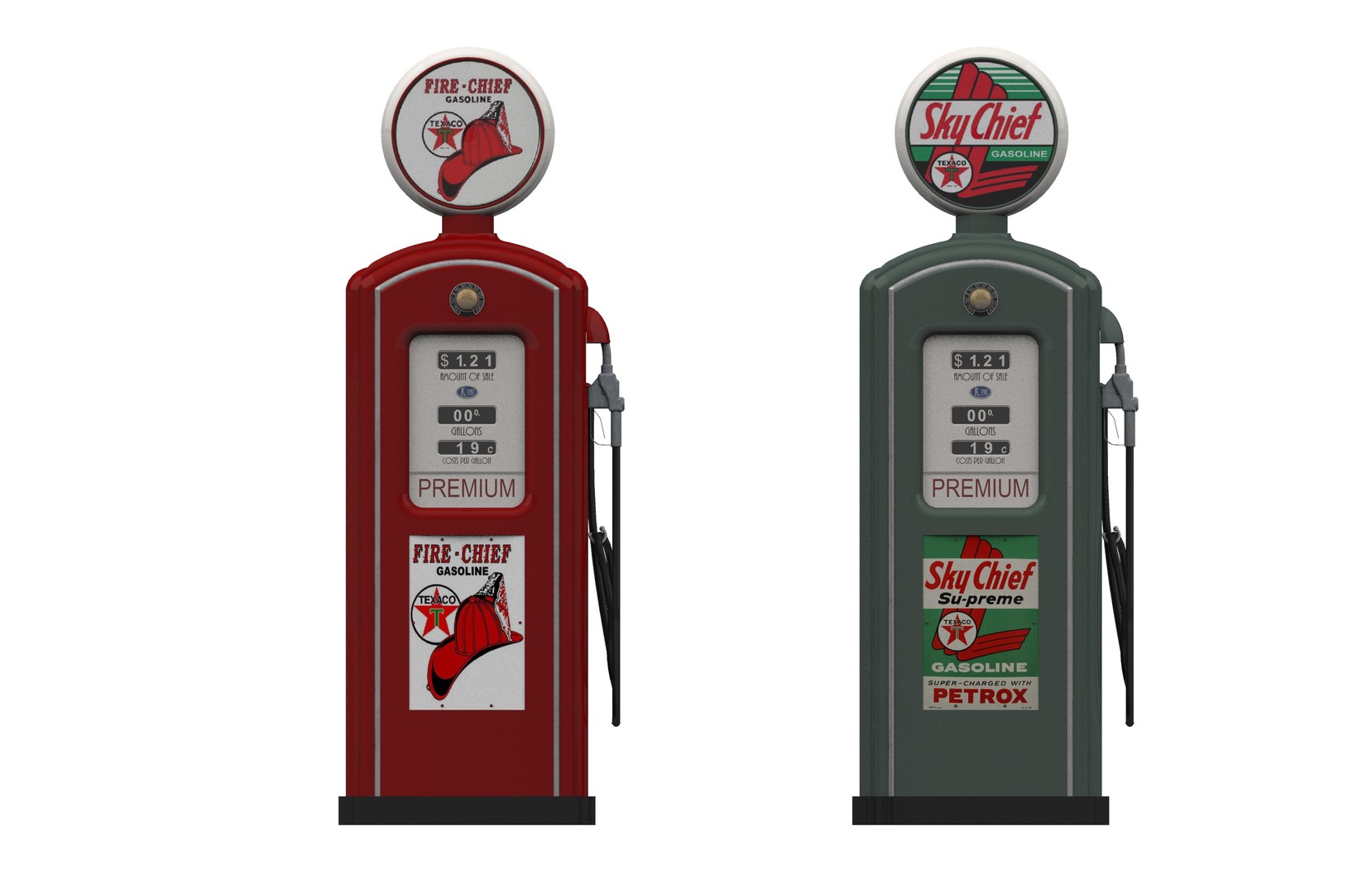 Vintage Texaco Chief Sky 3D Model - TurboSquid 1469402