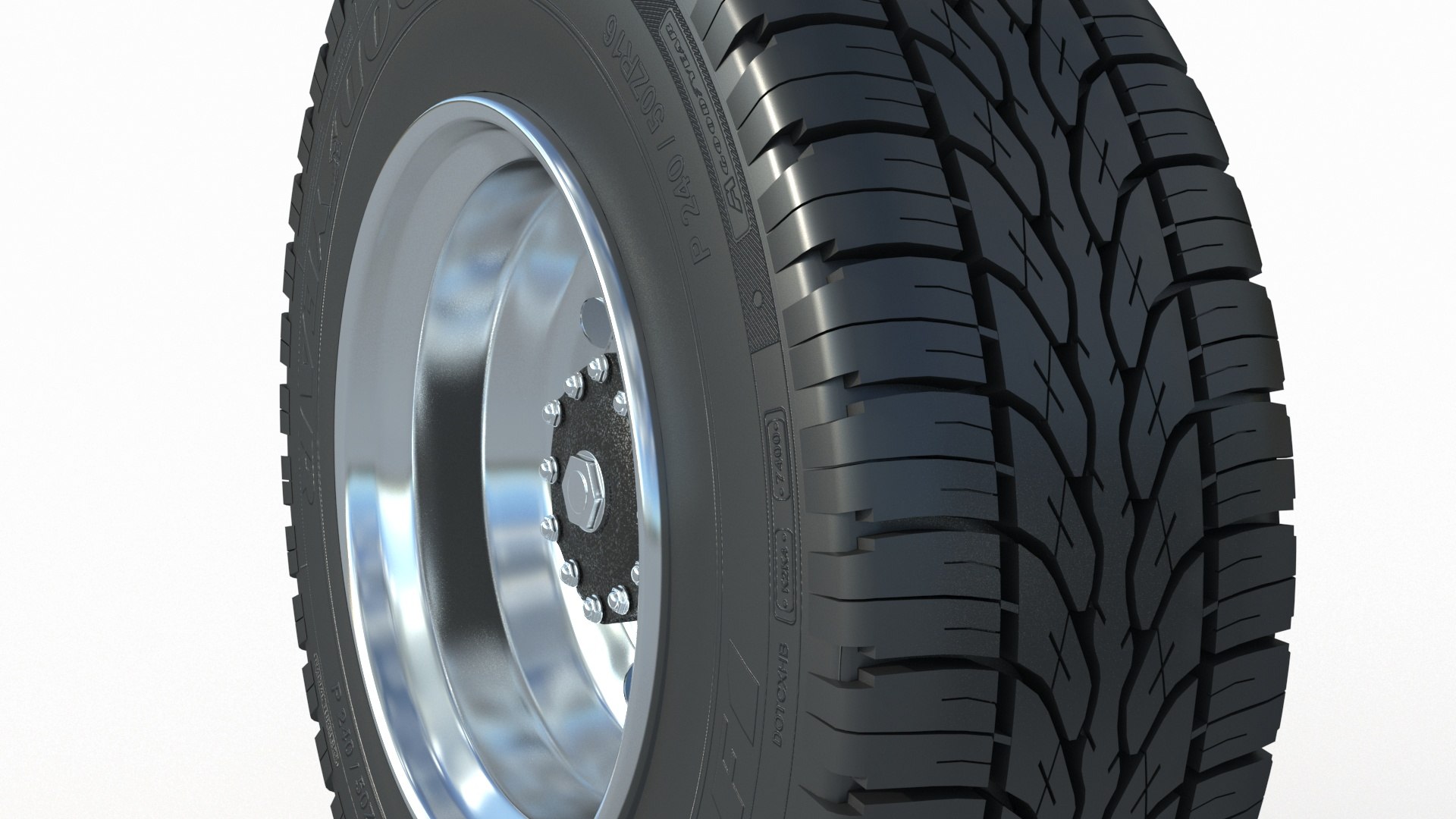 3D Truck Wheel 03 Model - TurboSquid 2339673