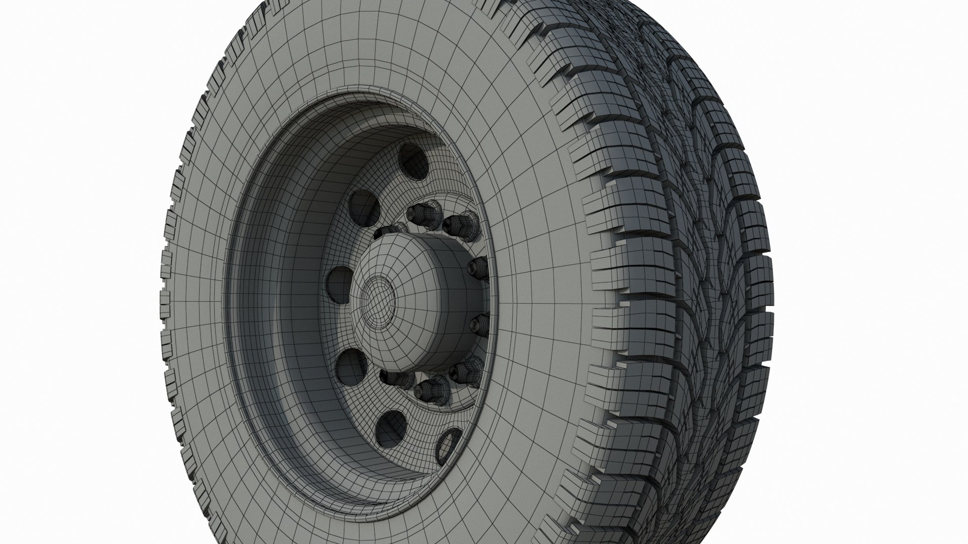 3D Truck Wheel 03 Model - TurboSquid 2339673