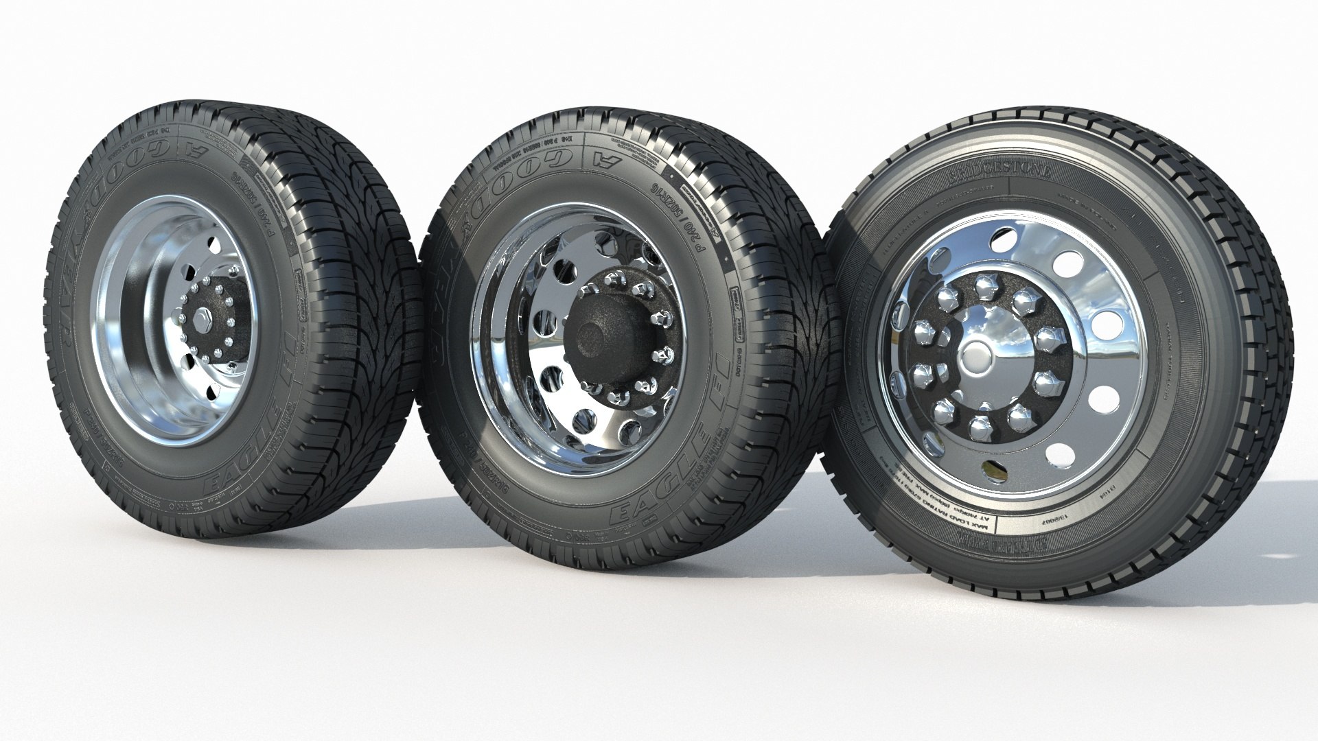 3D Truck Wheel 03 Model - TurboSquid 2339673