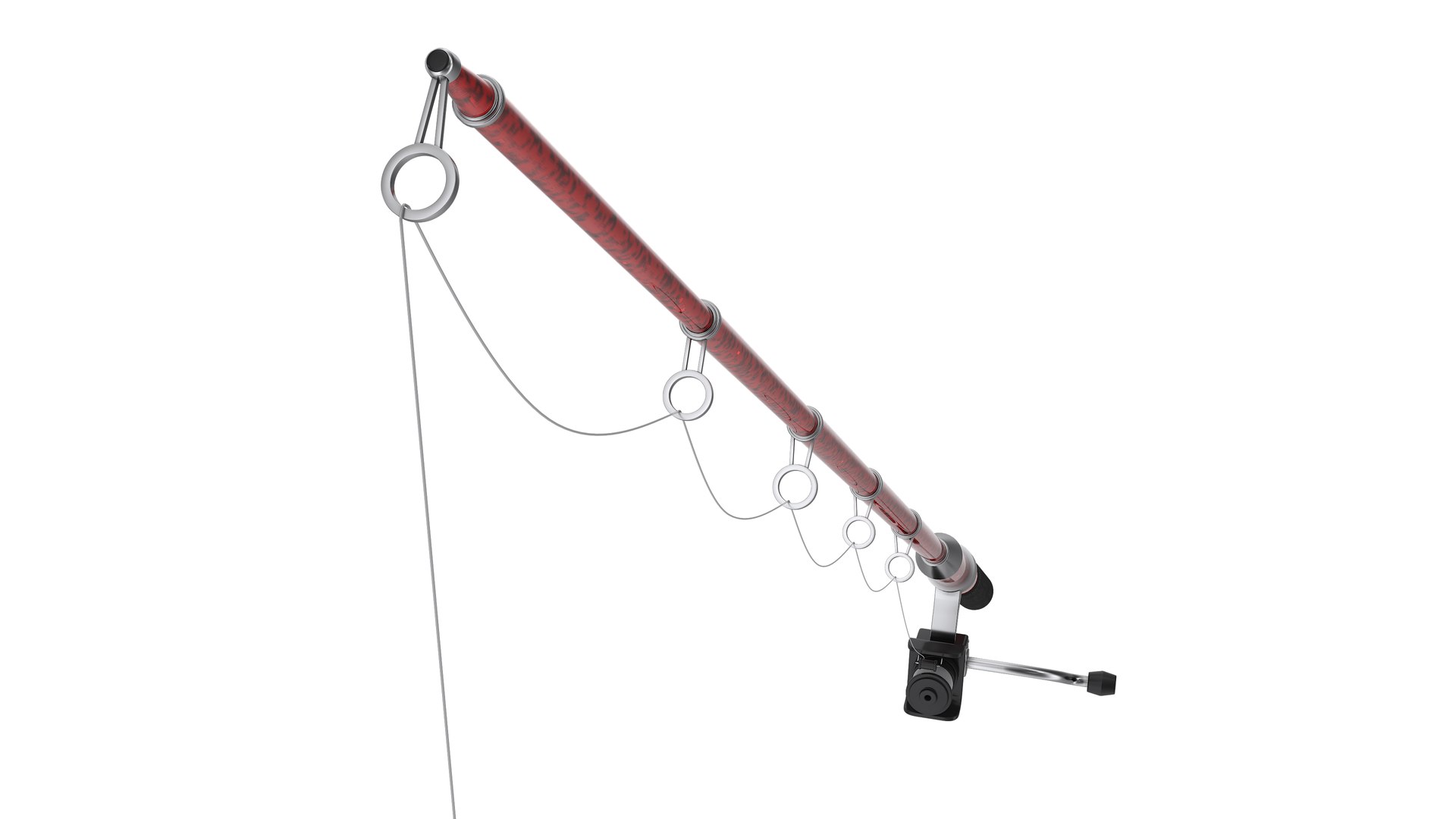 Fishing Rod And Hook 3D - TurboSquid 2282390