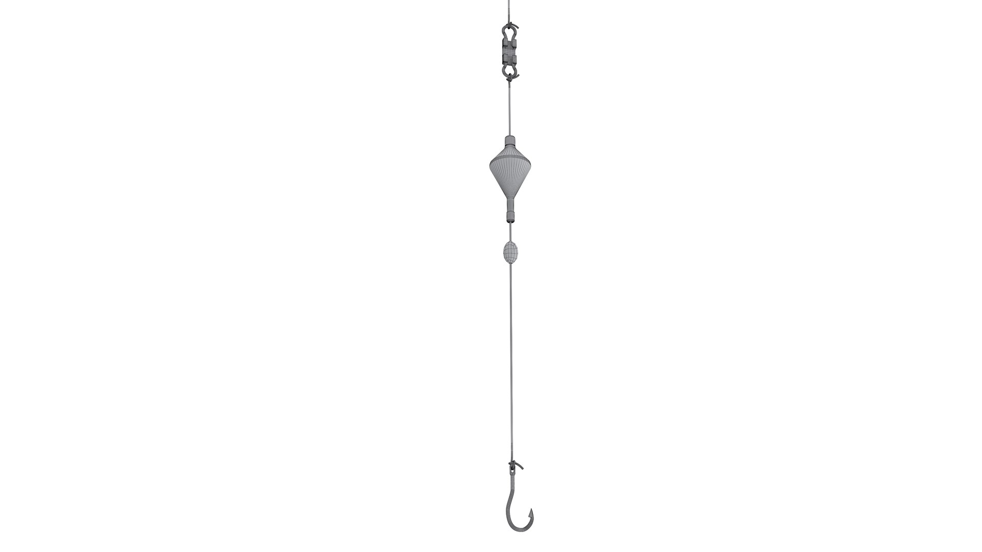 Fishing Rod And Hook 3D - TurboSquid 2282390