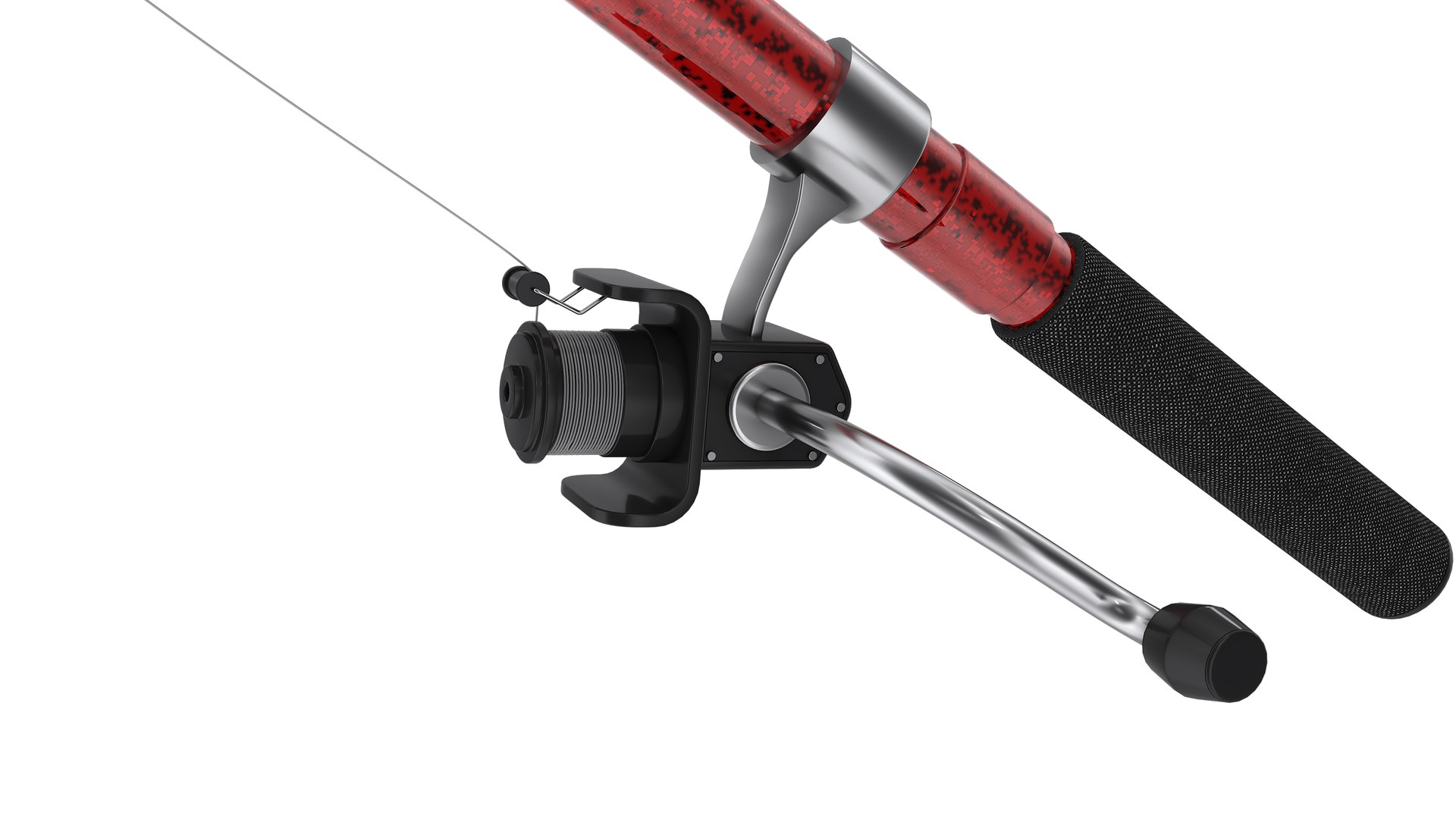 Fishing Rod And Hook 3D - TurboSquid 2282390