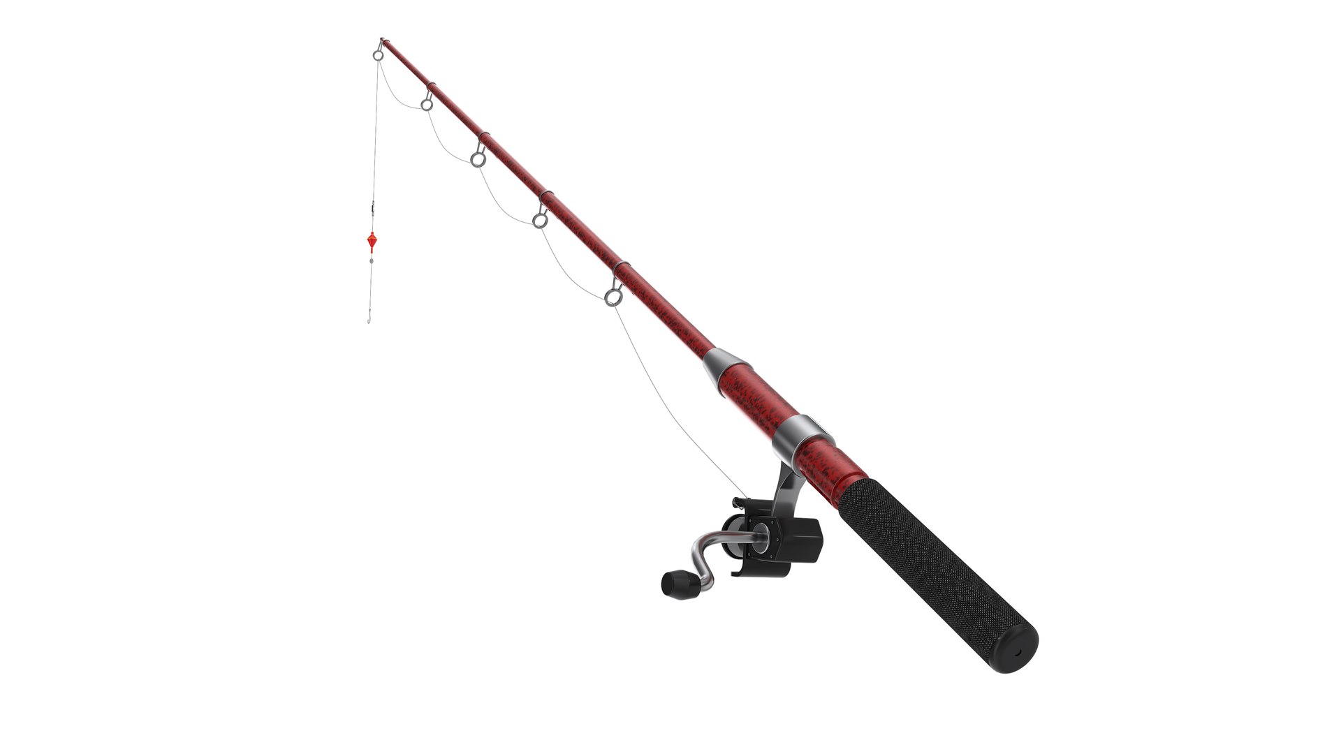 Fishing Rod And Hook 3D - TurboSquid 2282390