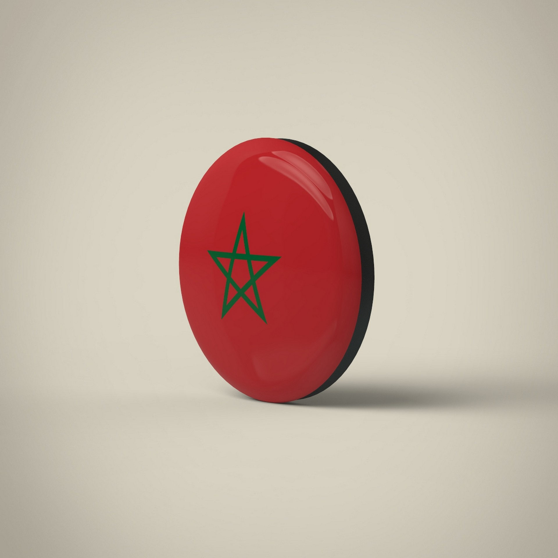 3D Morocco Badge model - TurboSquid 1821528