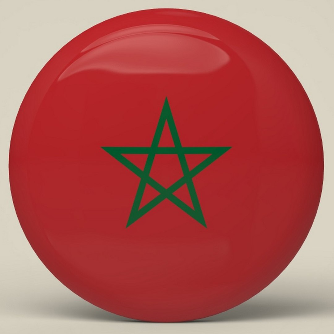 3D Morocco Badge Model - TurboSquid 1821528