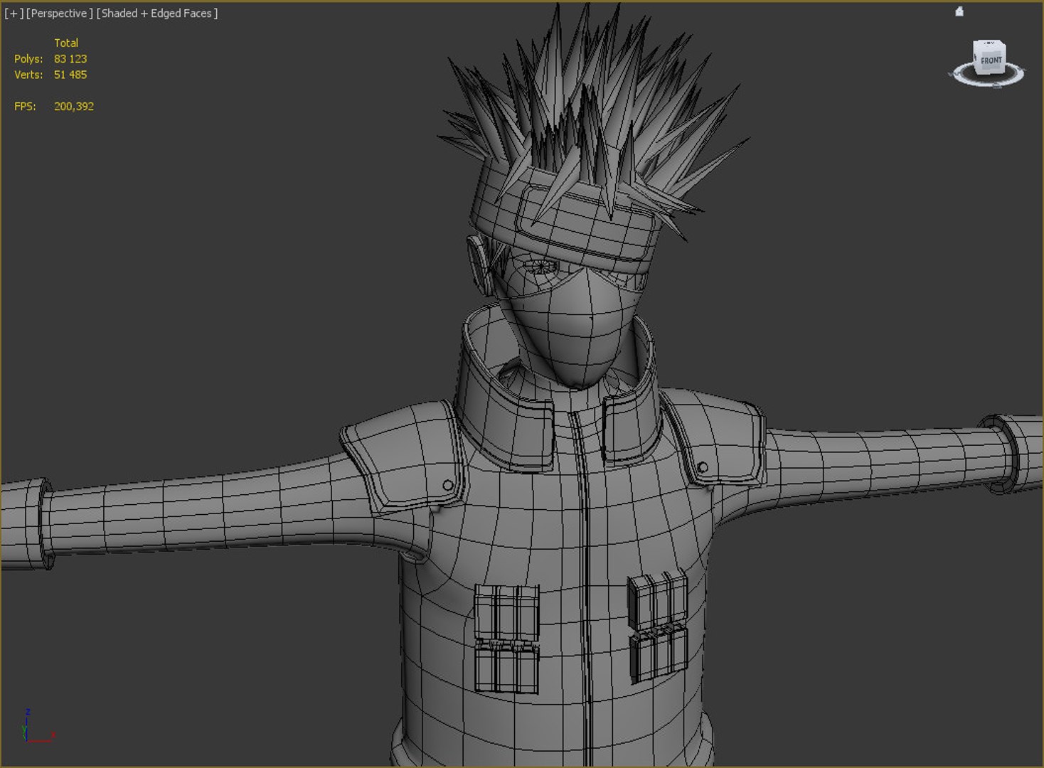 Kakashi Hatake 3d Max