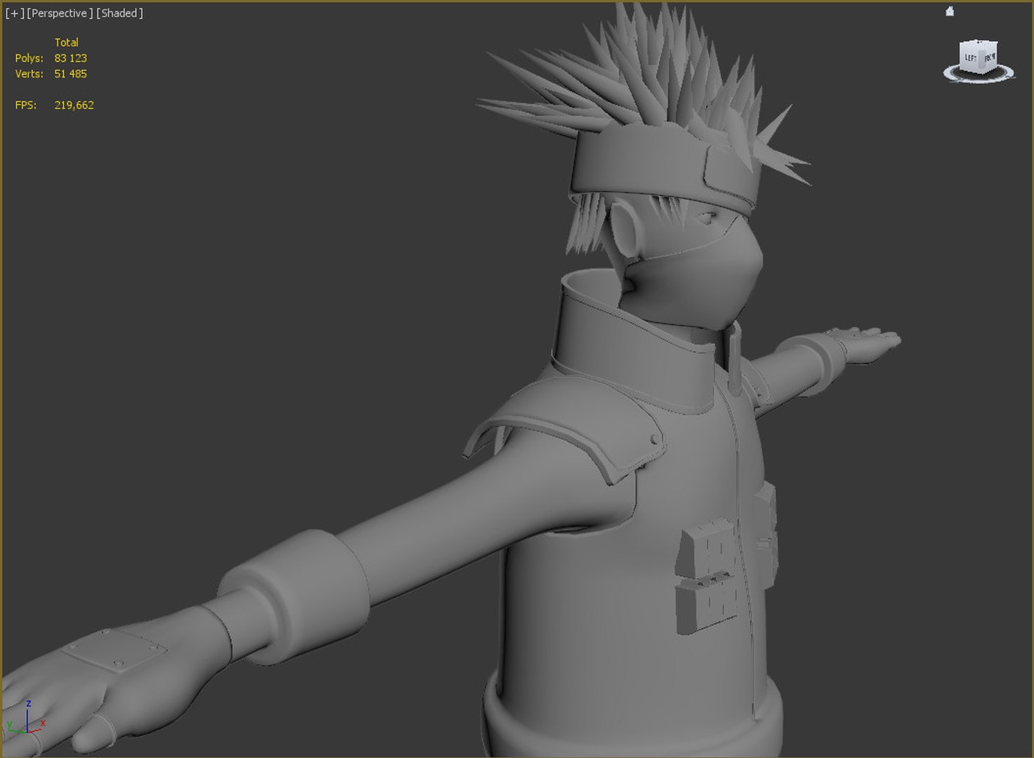Kakashi Hatake 3d Max
