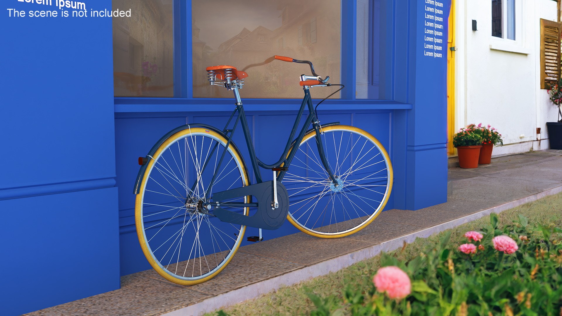 3D Vintage City Bicycle Rigged Model - TurboSquid 2287592