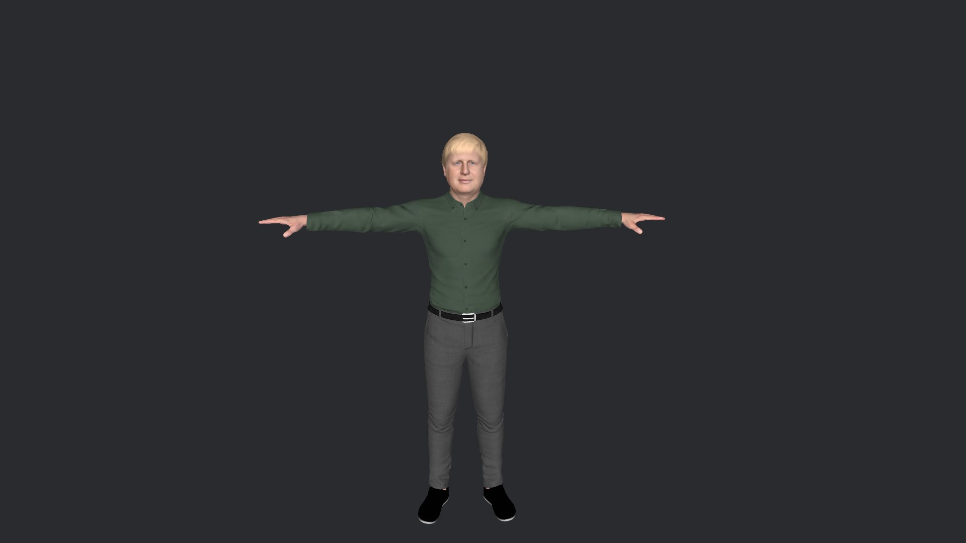 Boris Johnson Hyper Realistic Full Body Fully Rigged 3D Character 3D ...
