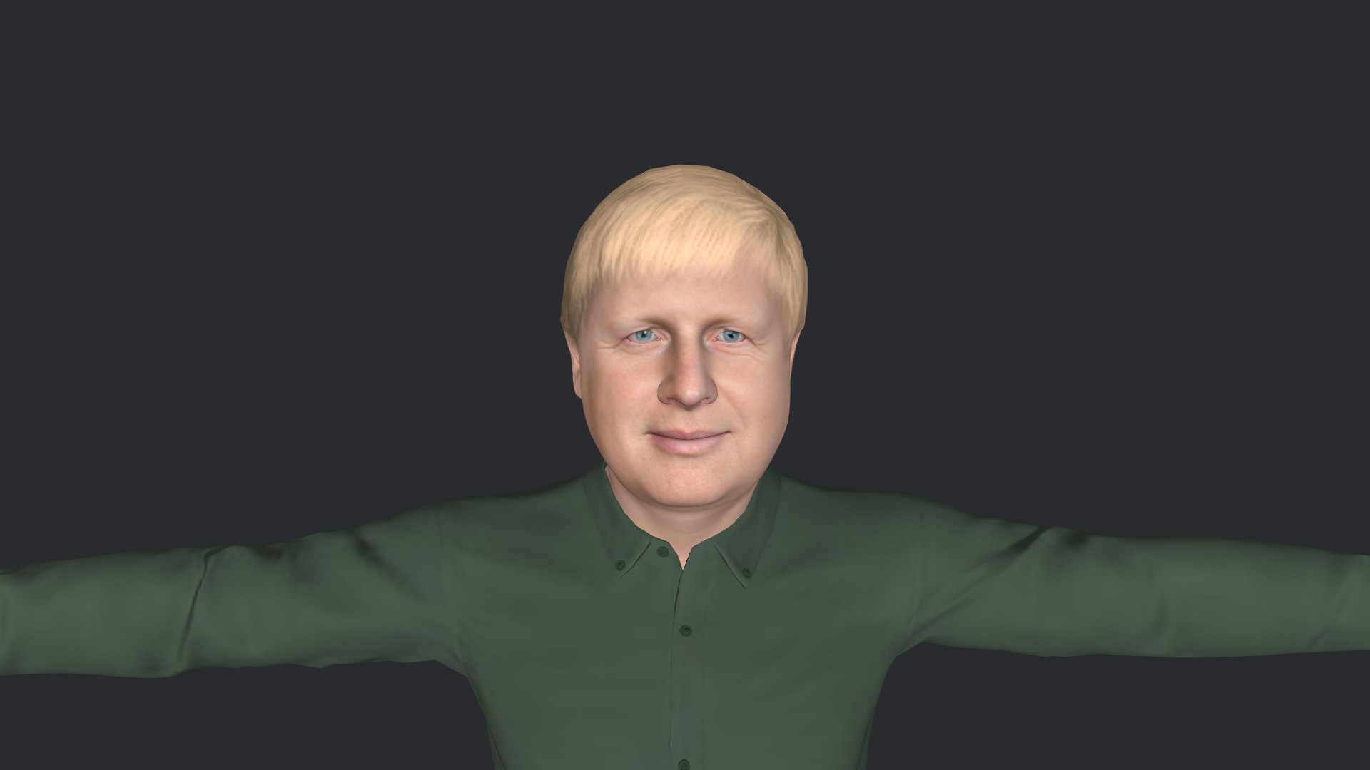 Boris Johnson Hyper Realistic Full Body Fully Rigged 3D Character 3D ...