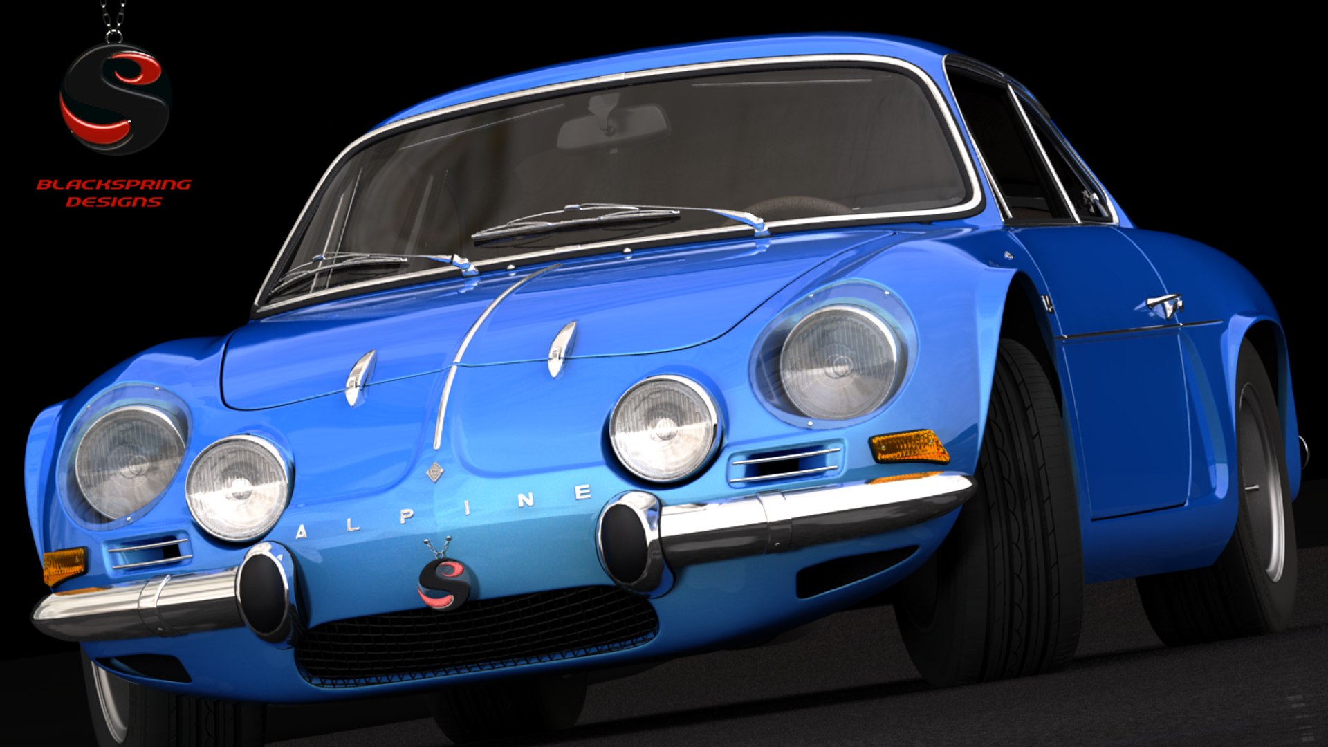Renault Alpine A110 1973 3d Model