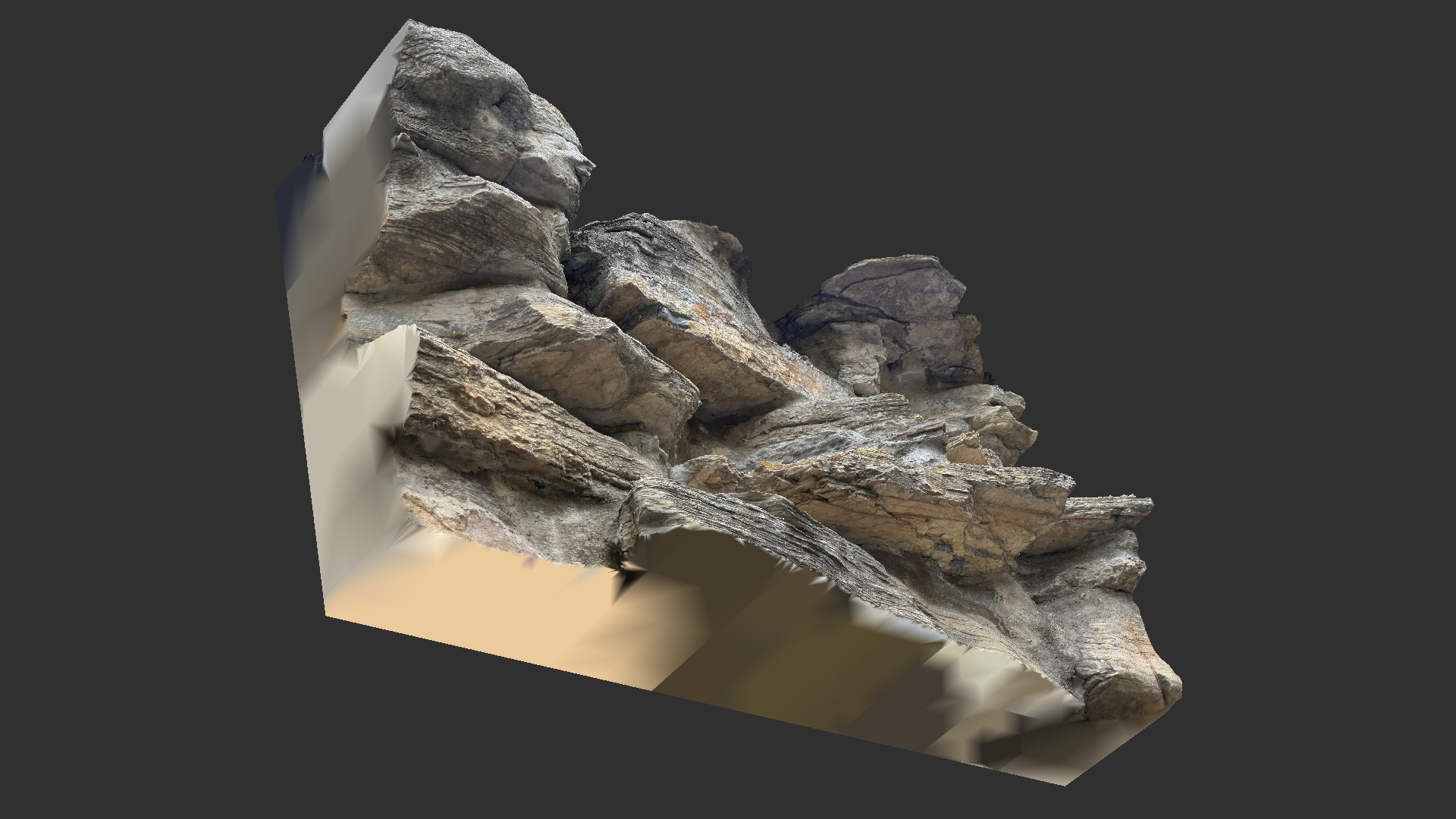 Rock Cliffs 3d Scan 3D Model - TurboSquid 2001761