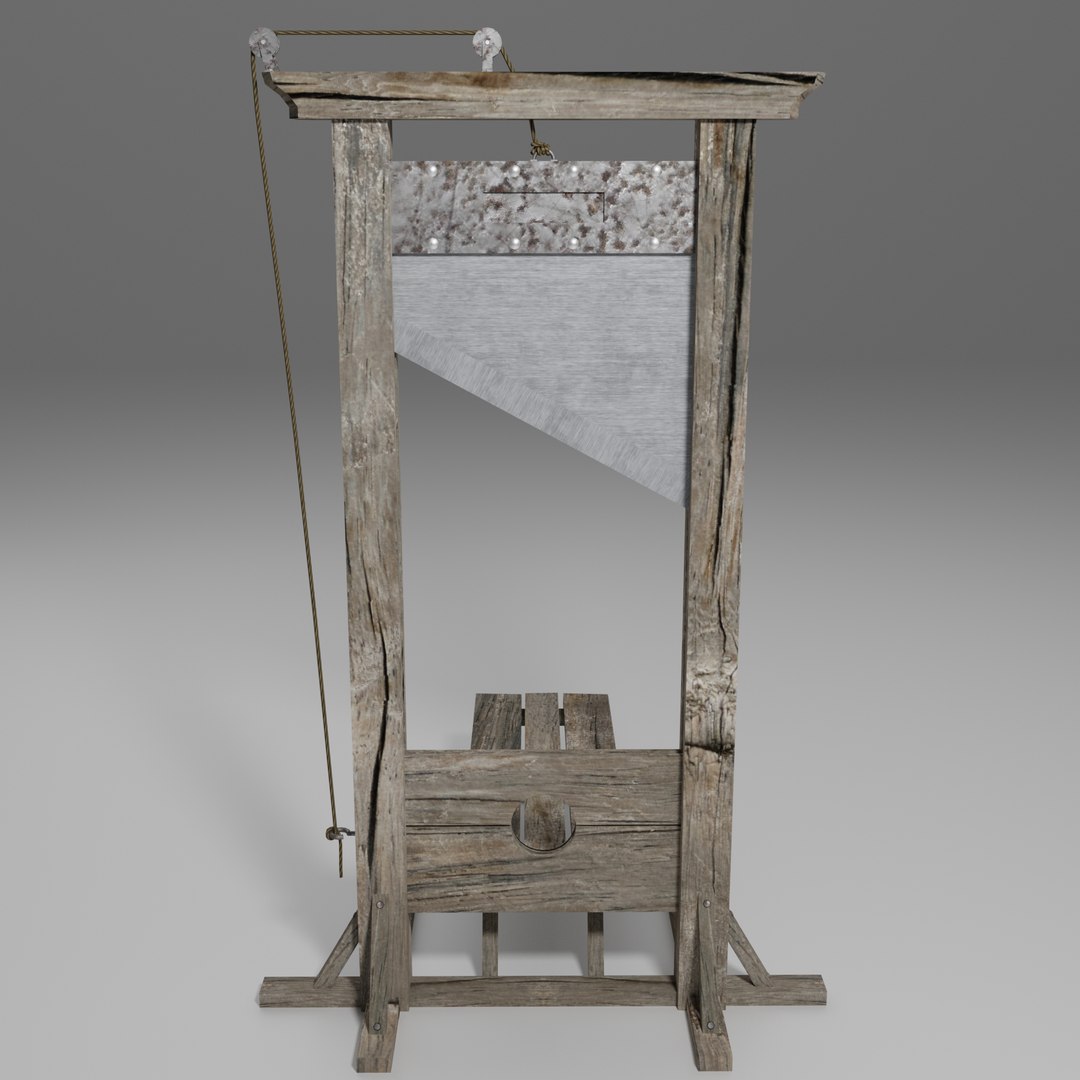 Guillotine 3D model - TurboSquid 1648566