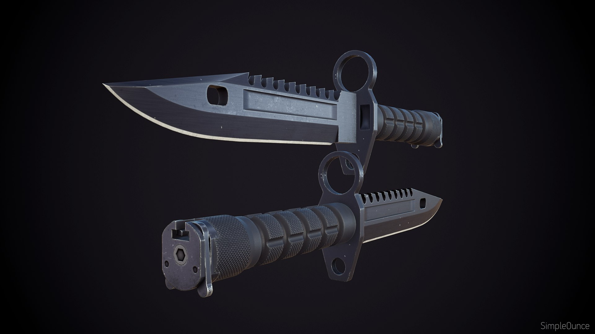 M9 Bayonet 3D - TurboSquid 1168644