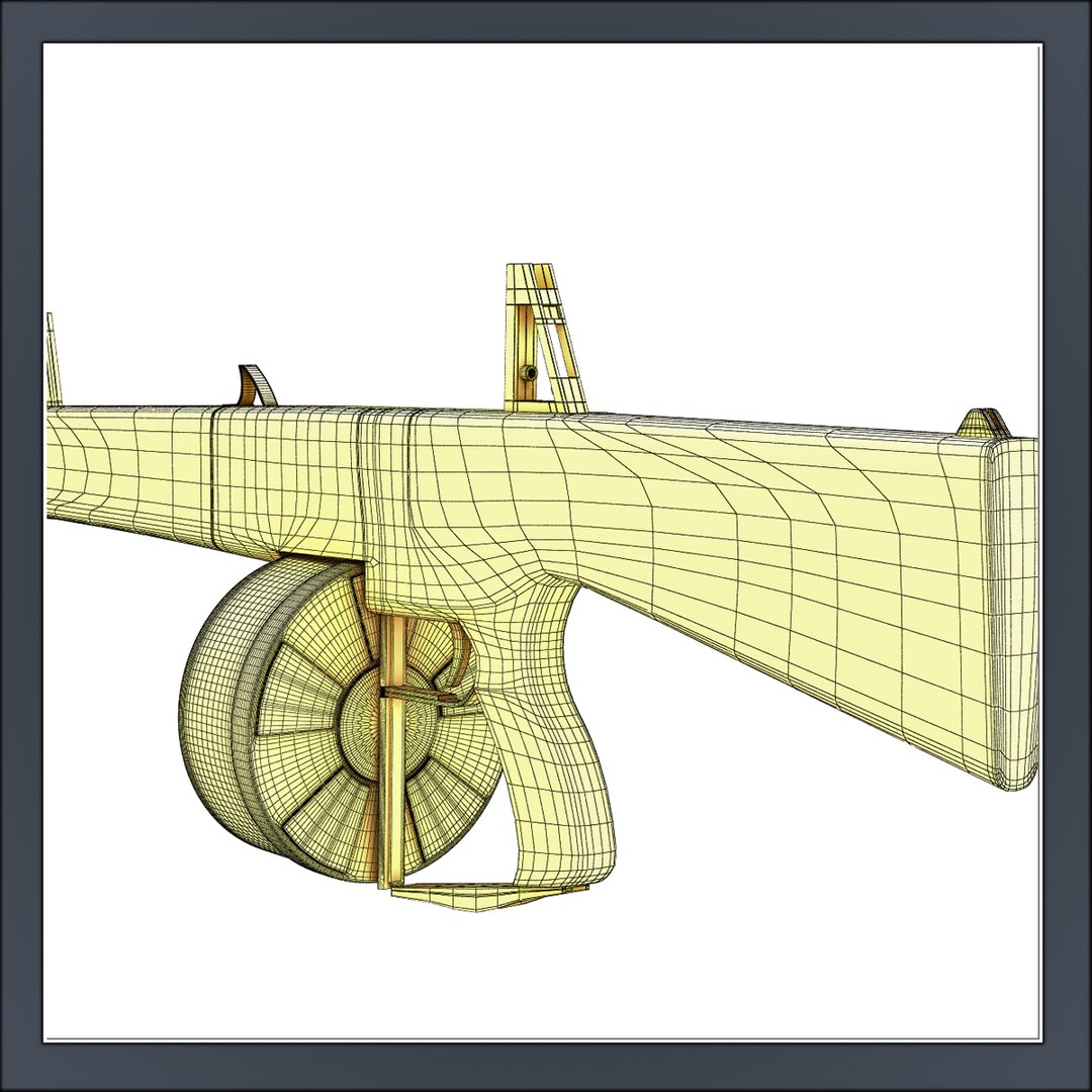3d Model Of Aa12 Shotgun
