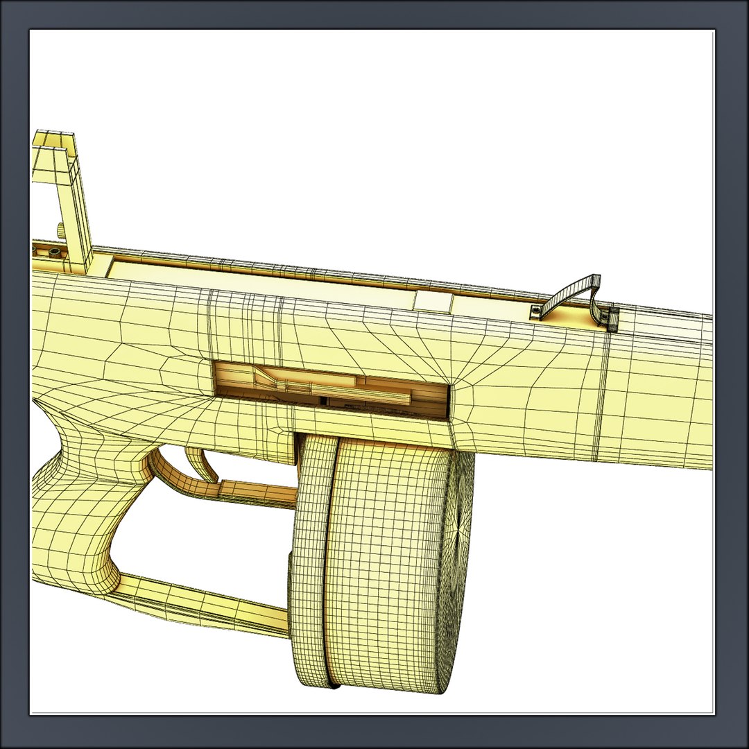 3d Model Of Aa12 Shotgun