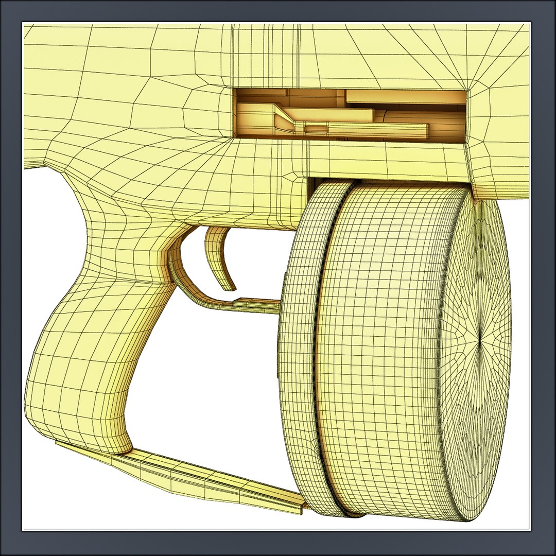 3d Model Of Aa12 Shotgun