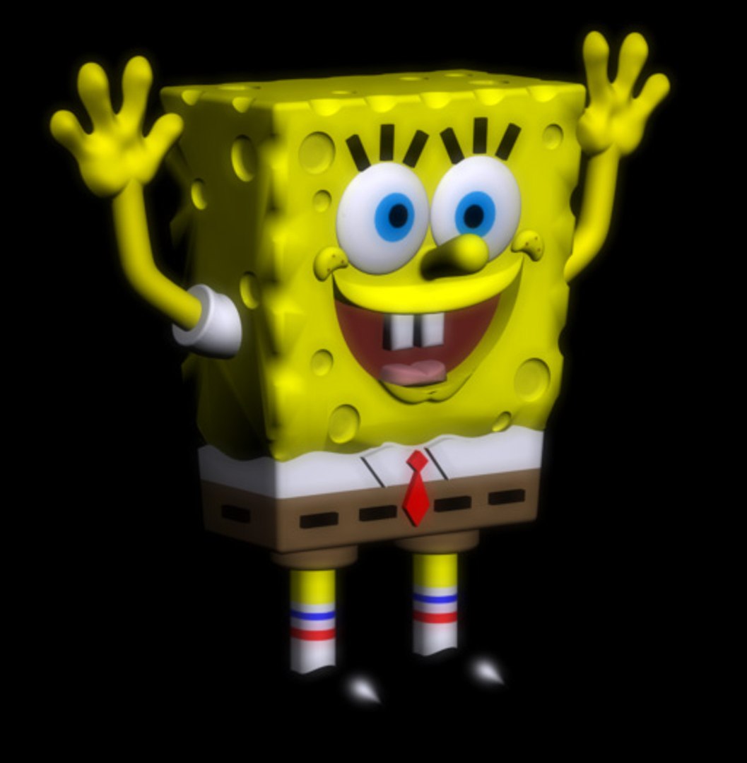 spongebob squarepants 3d max
