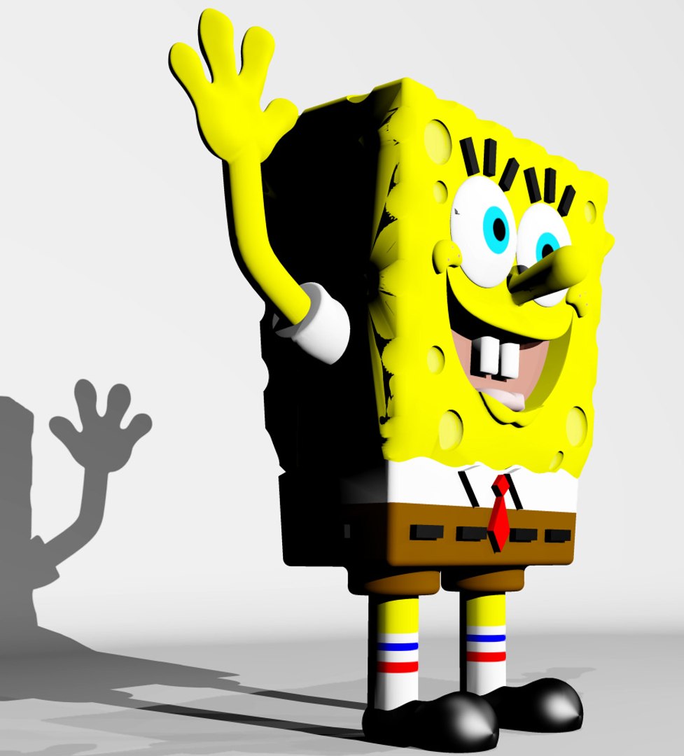spongebob squarepants 3d max