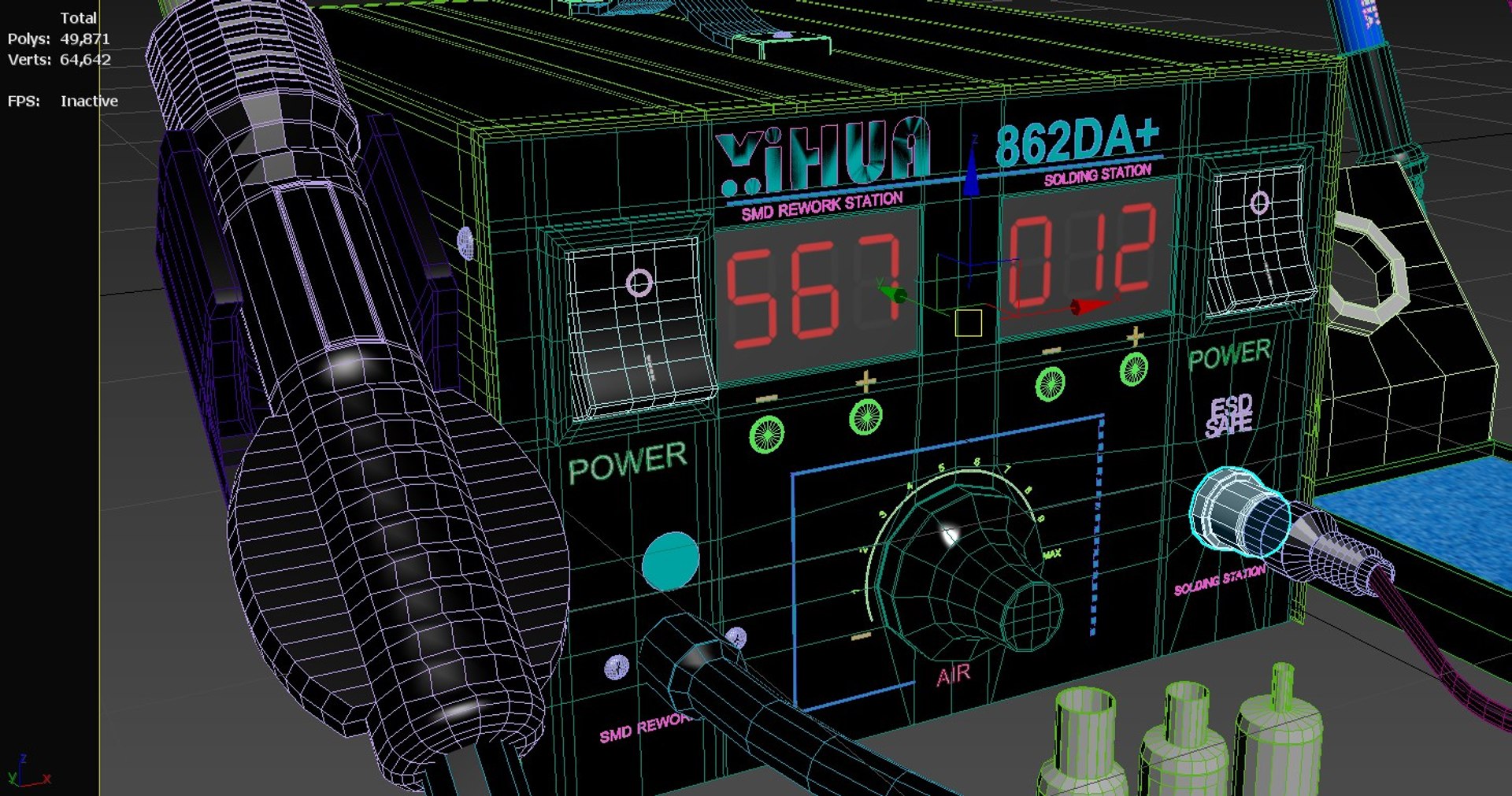 SMD Rework And Soldering Station 3D Model - TurboSquid 2352826