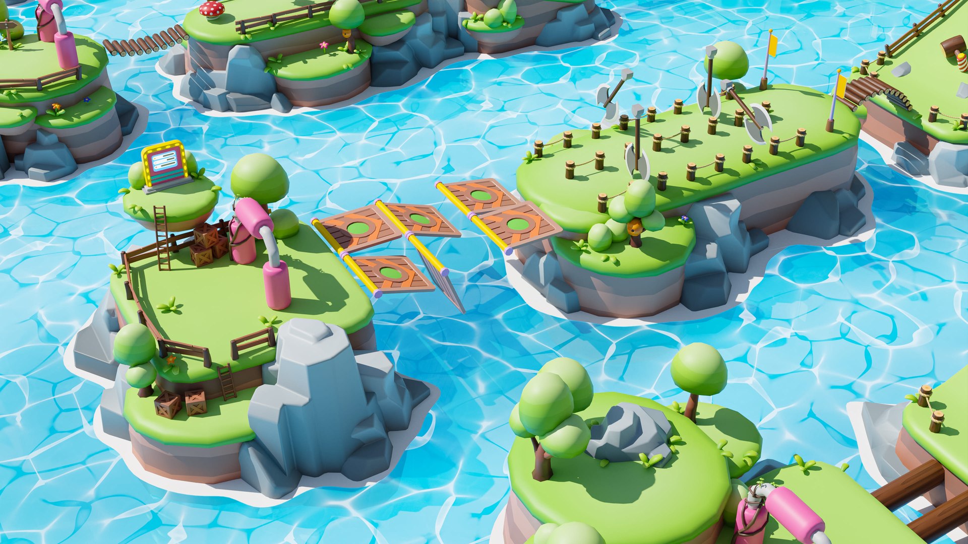 Platformer 1 3D model - TurboSquid 2143252