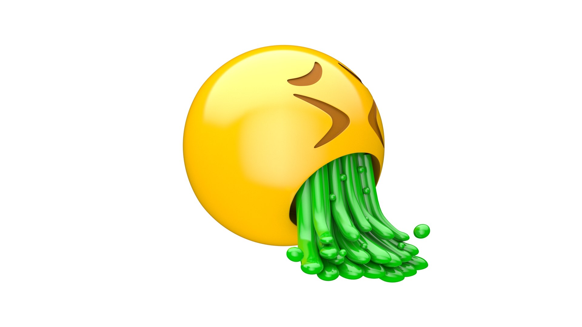 3D Apple Face Vomiting - TurboSquid 1739833