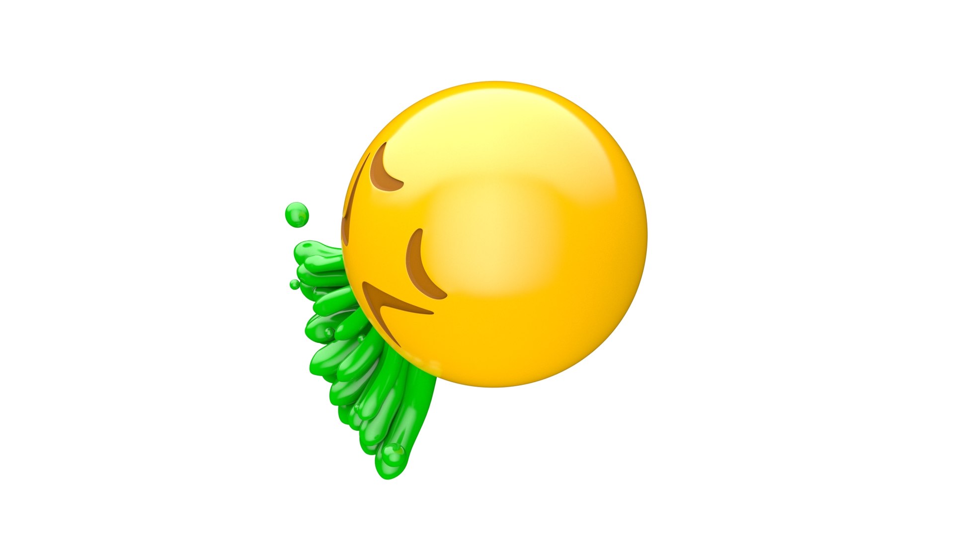 3D Apple Face Vomiting - TurboSquid 1739833