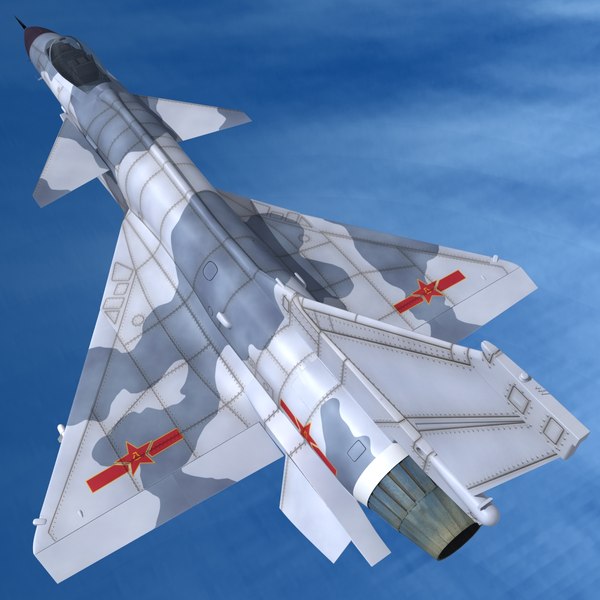 chengdu j-10 china fighter aircraft 3d c4d