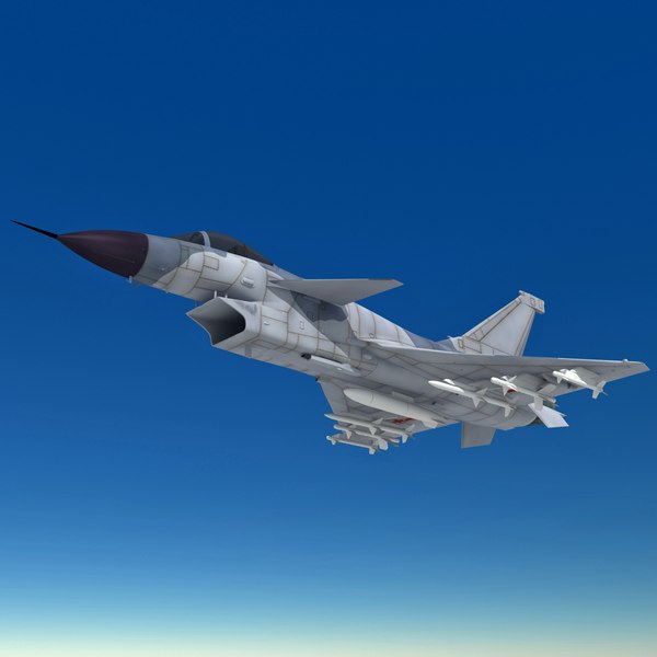 chengdu j-10 china fighter aircraft 3d c4d