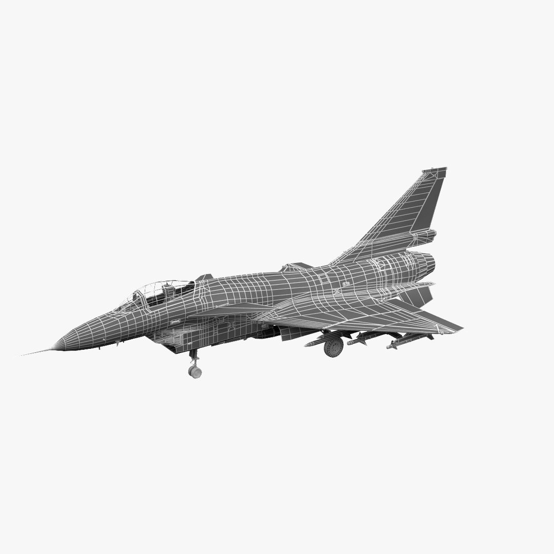 chengdu j-10 china fighter aircraft 3d c4d