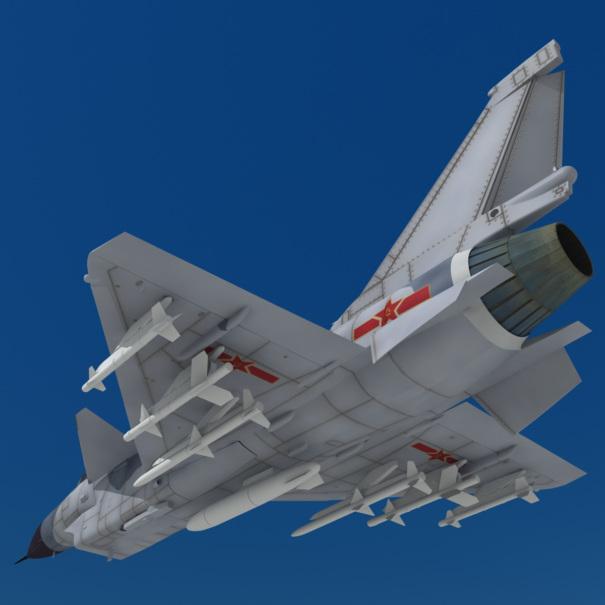 chengdu j-10 china fighter aircraft 3d c4d