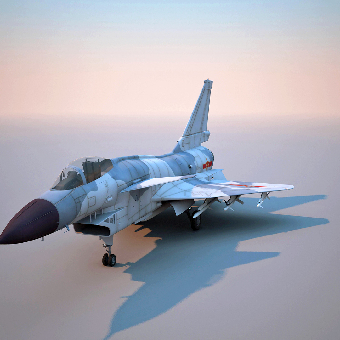 chengdu j-10 china fighter aircraft 3d c4d