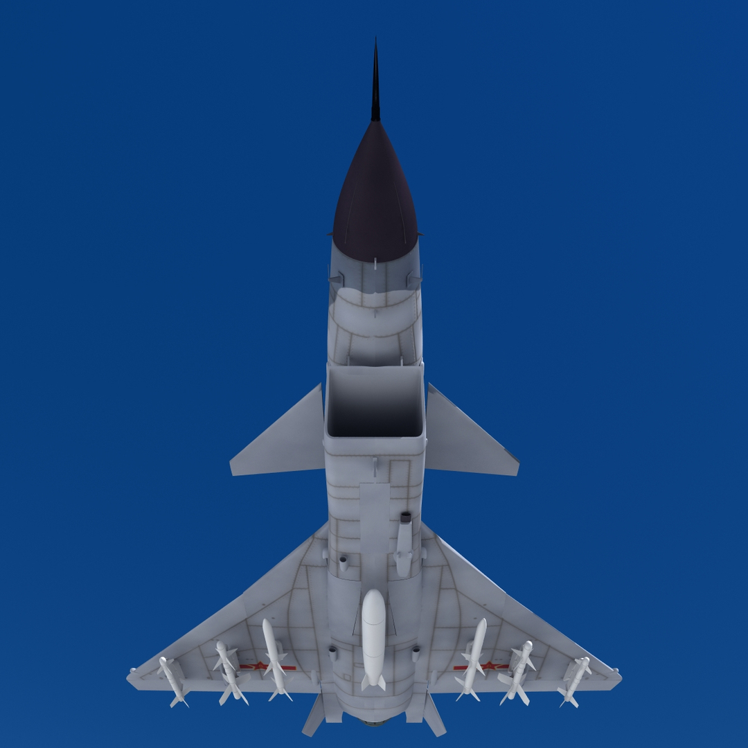 chengdu j-10 china fighter aircraft 3d c4d