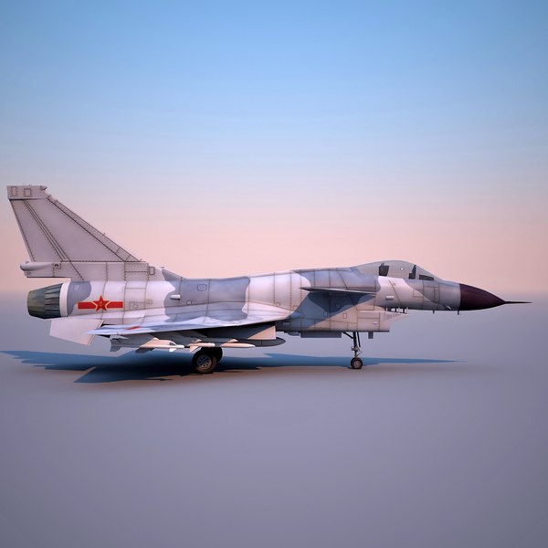 chengdu j-10 china fighter aircraft 3d c4d