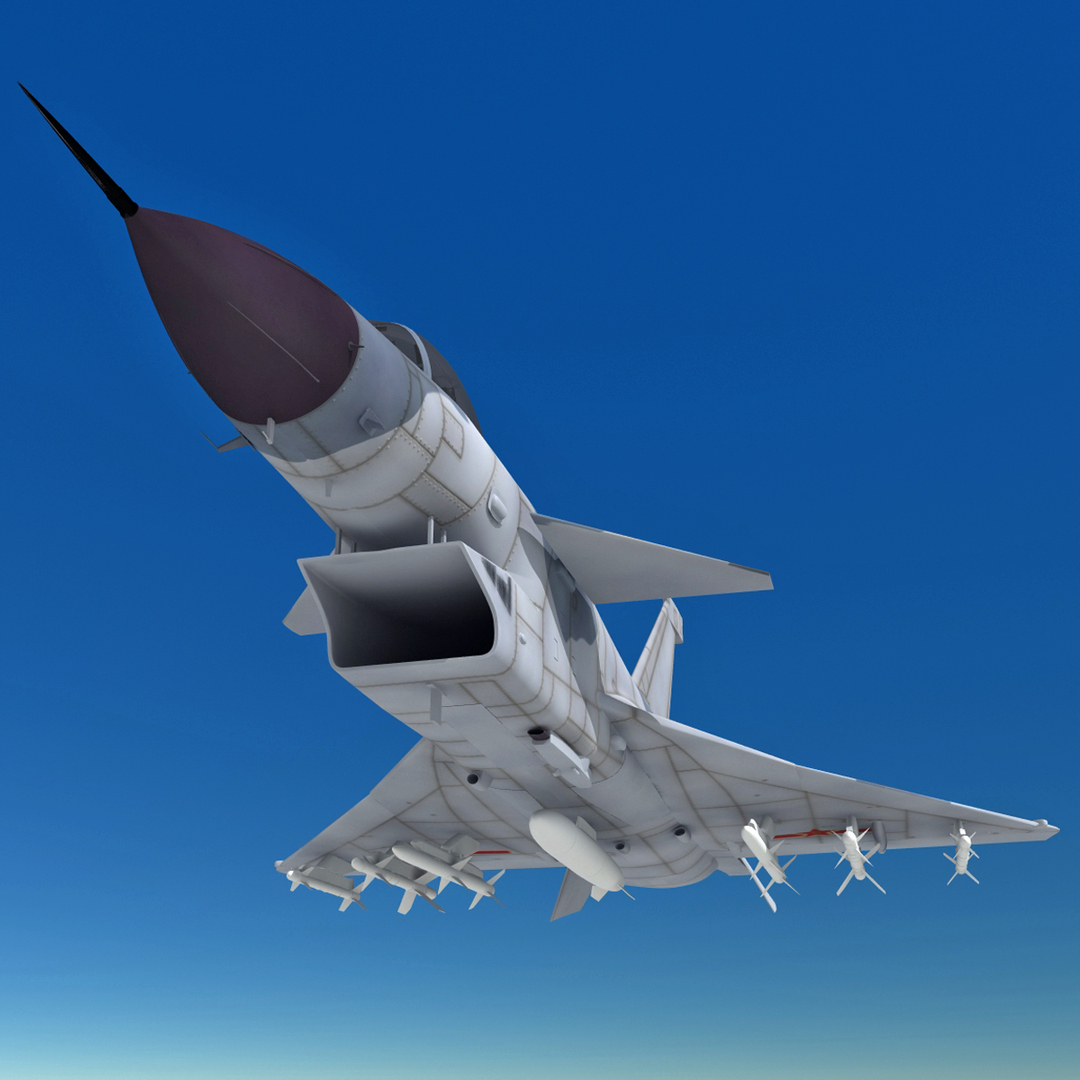 chengdu j-10 china fighter aircraft 3d c4d