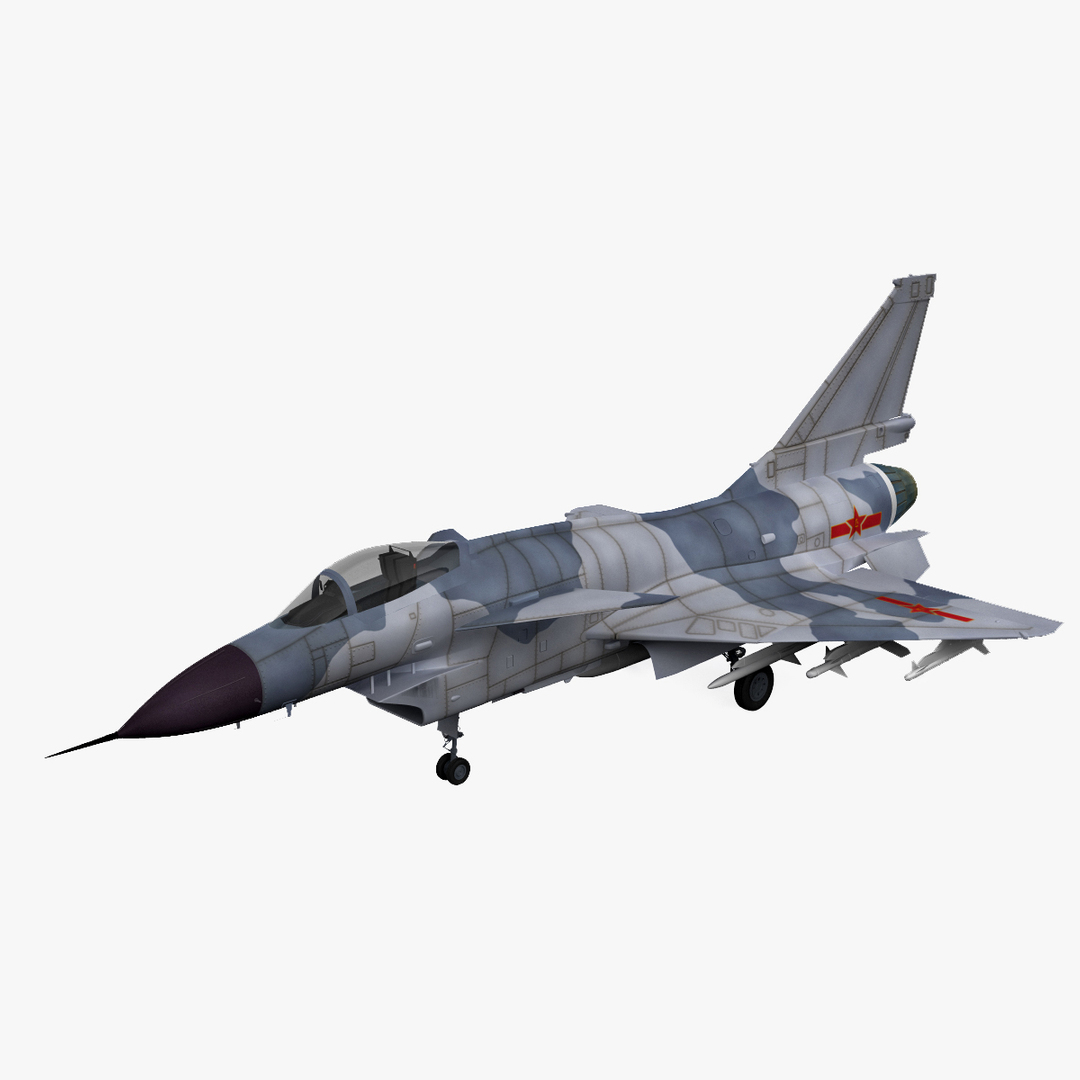 chengdu j-10 china fighter aircraft 3d c4d