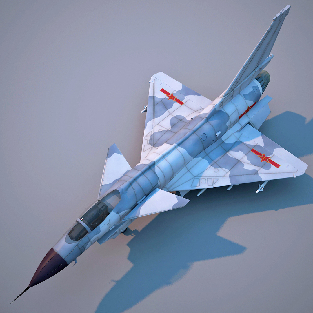 chengdu j-10 china fighter aircraft 3d c4d