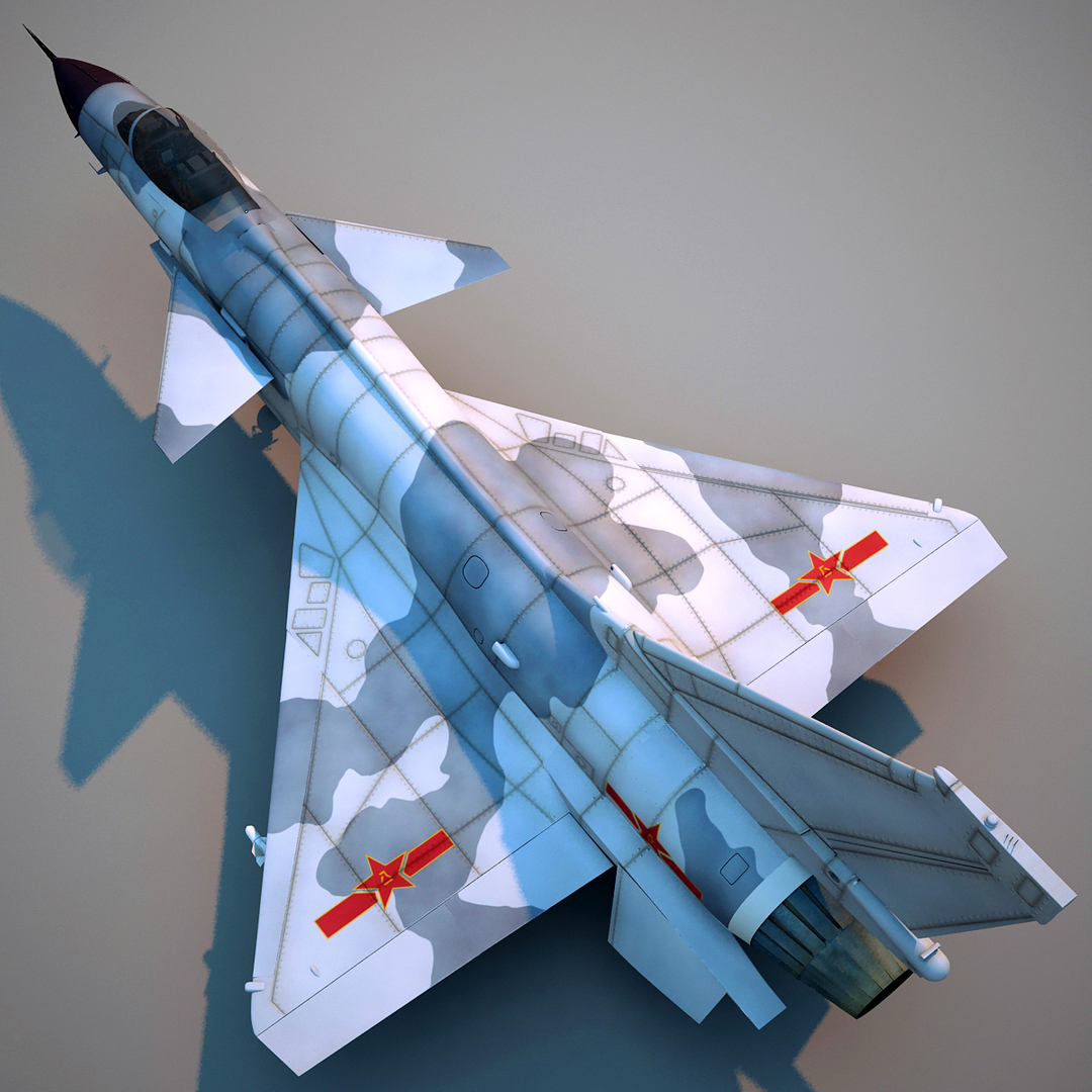 chengdu j-10 china fighter aircraft 3d c4d