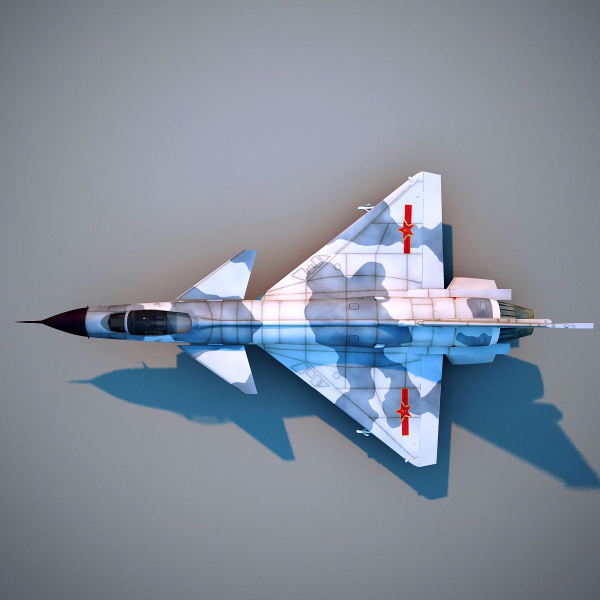 chengdu j-10 china fighter aircraft 3d c4d