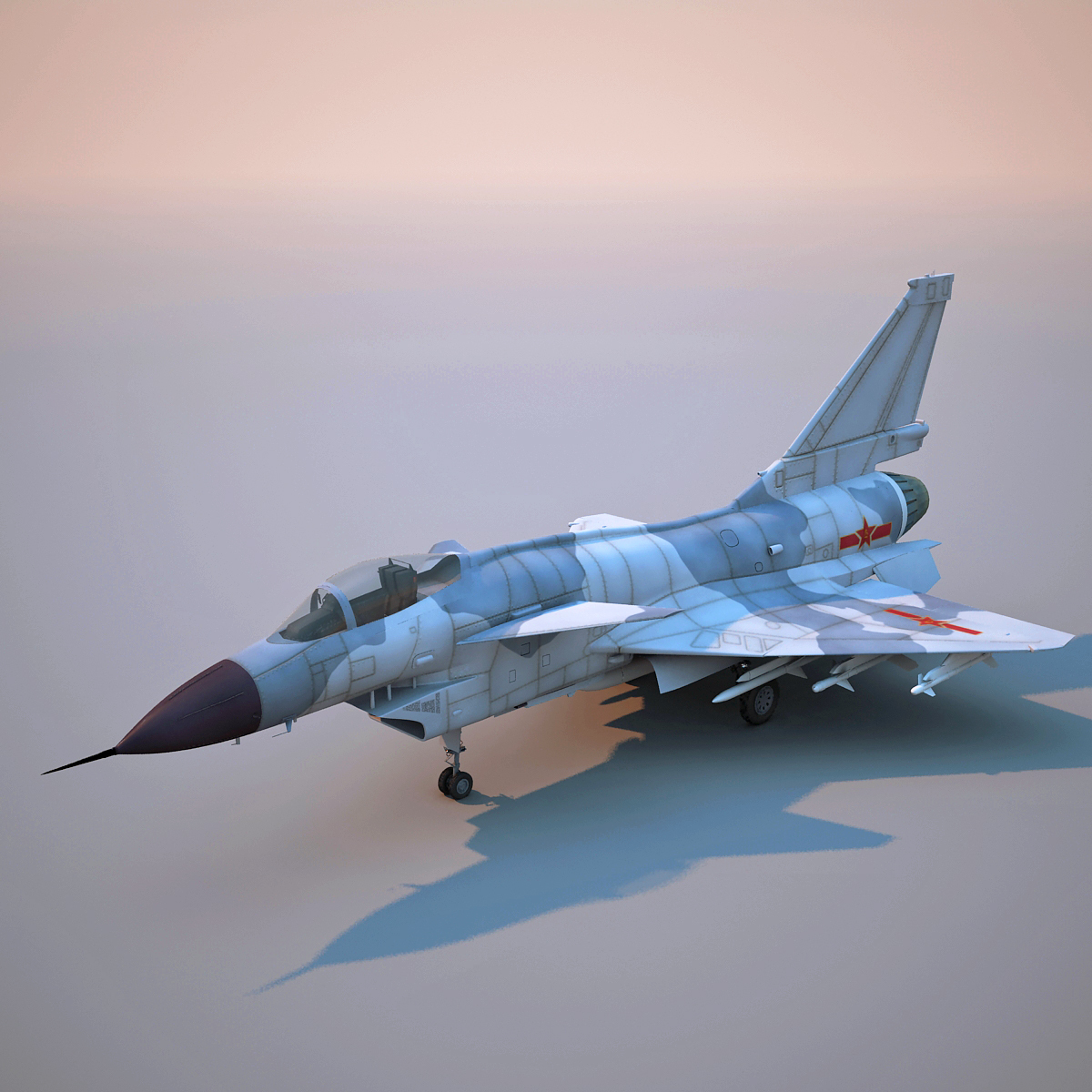 chengdu j-10 china fighter aircraft 3d c4d