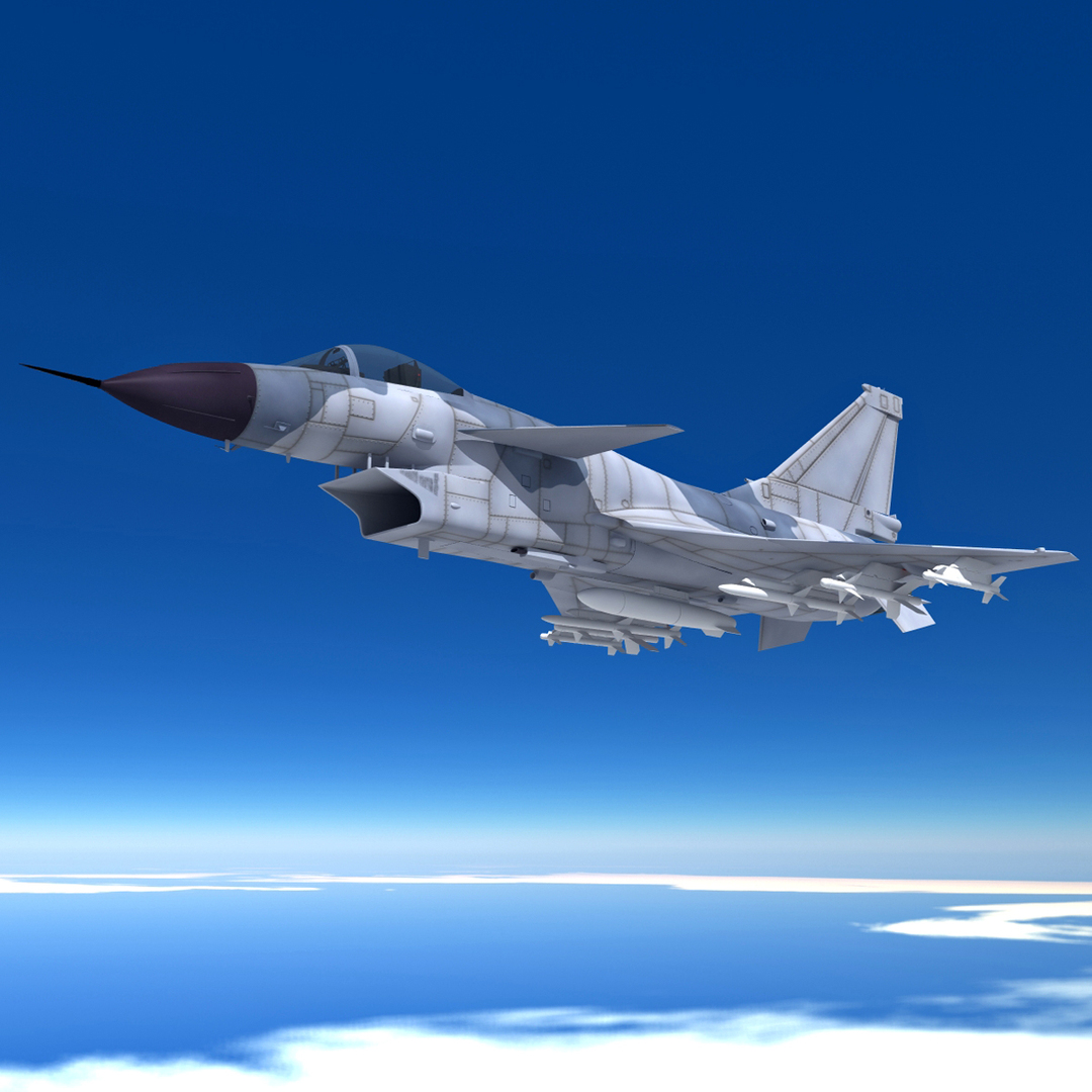 chengdu j-10 china fighter aircraft 3d c4d