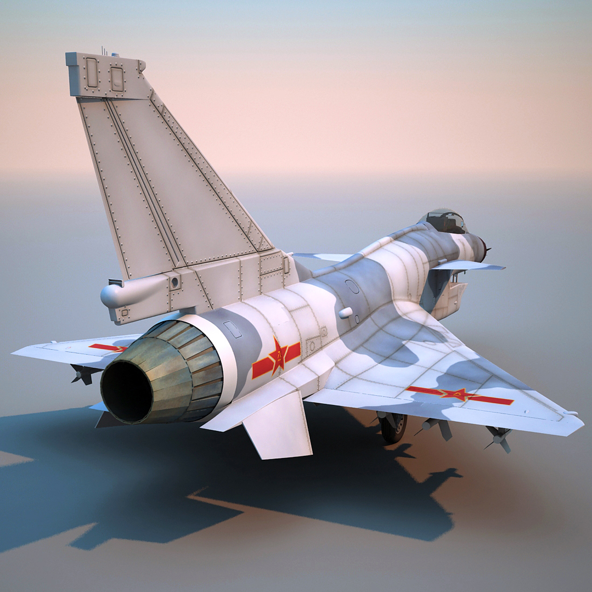 chengdu j-10 china fighter aircraft 3d c4d