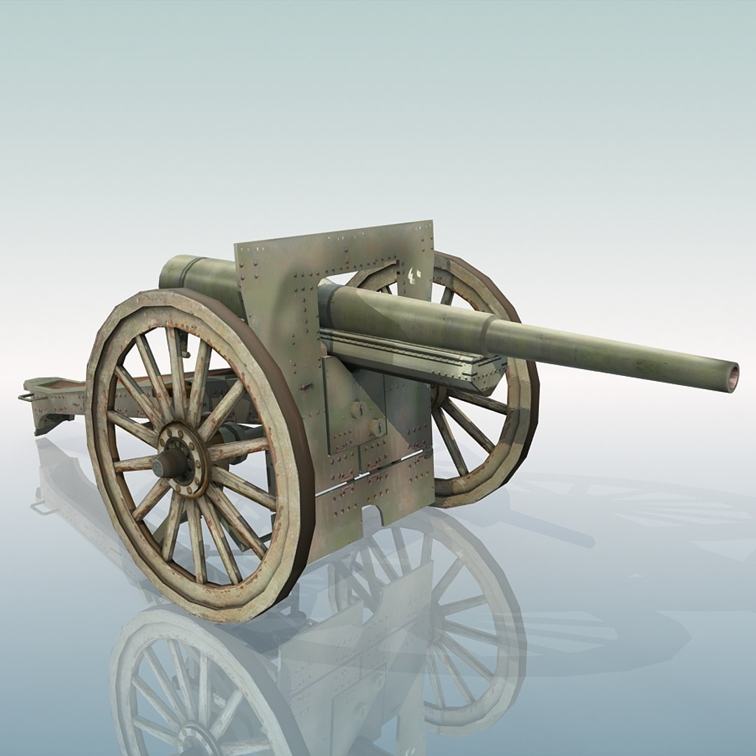 3d 105 Mm Schneider Cannon