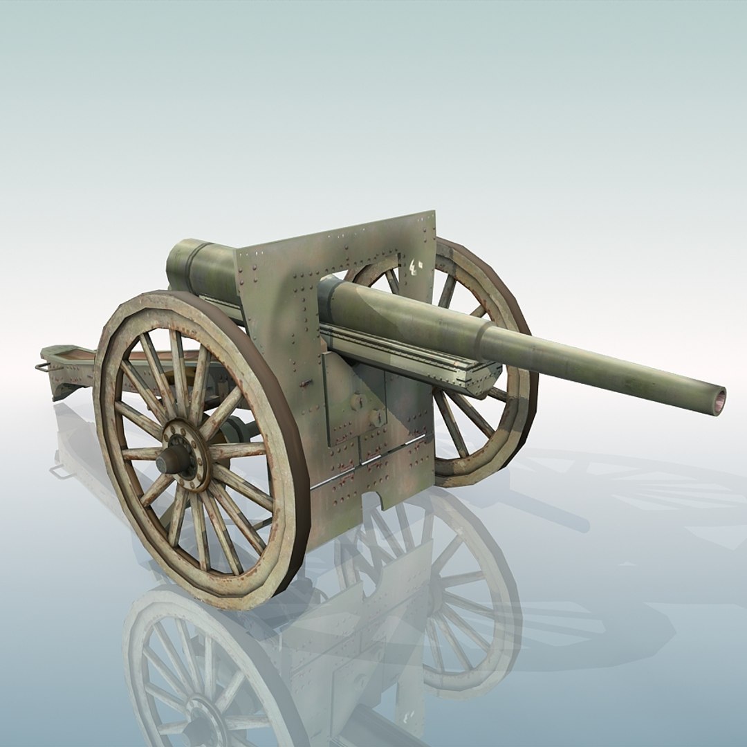 3d 105 Mm Schneider Cannon