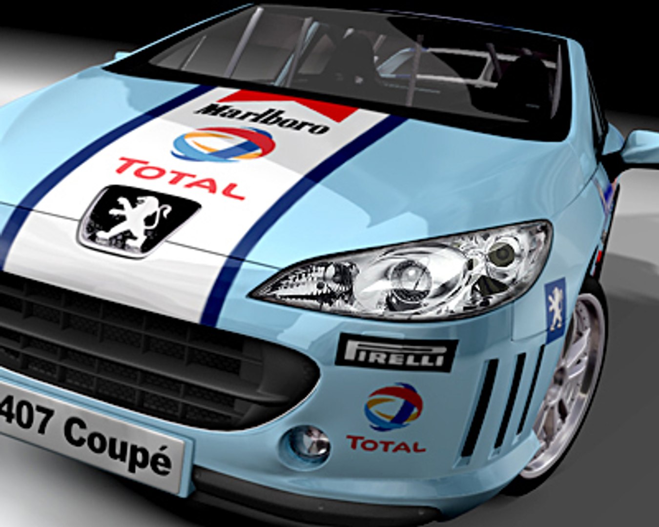 Peugeot 407 Peugeot407 3d Model