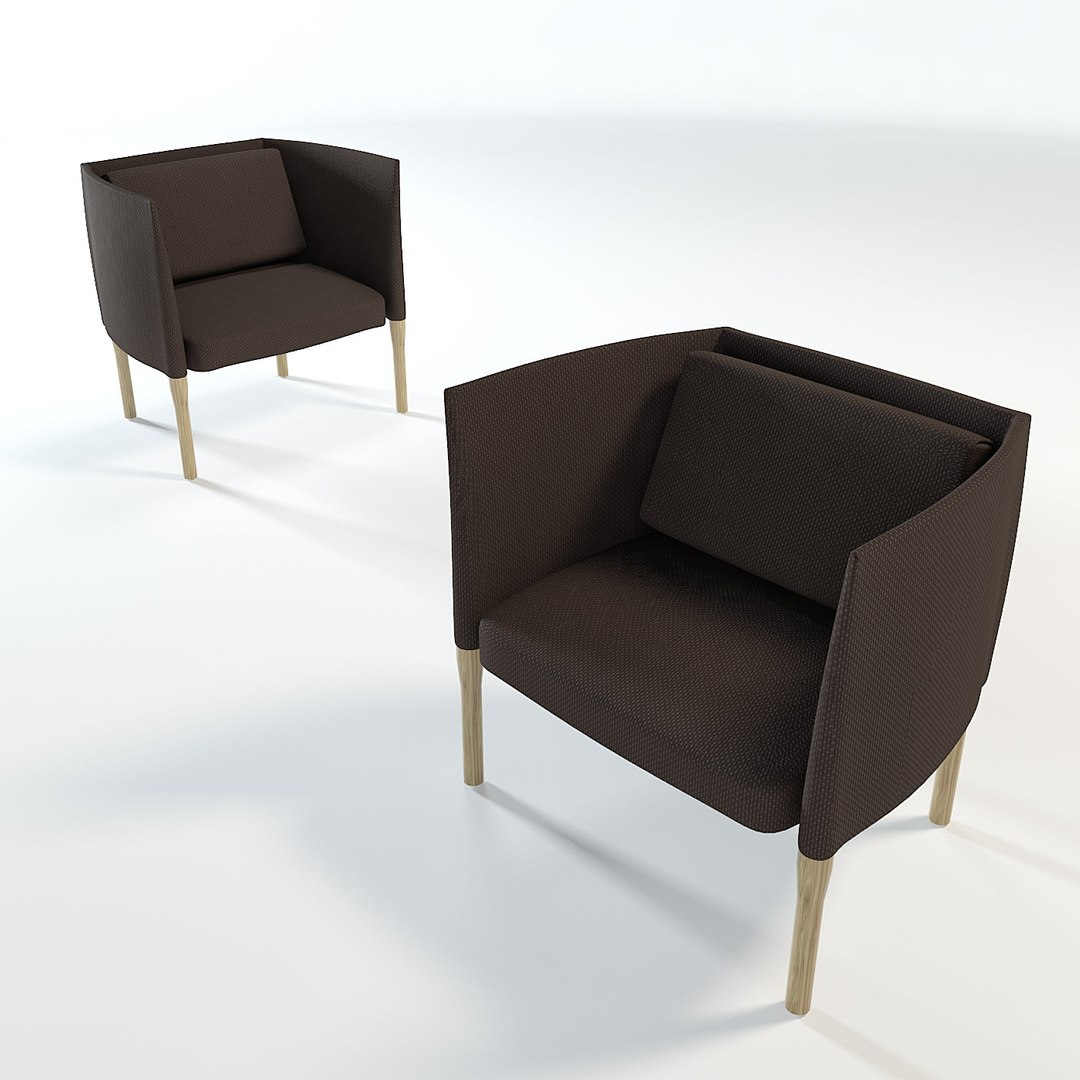 3d model elsie armchair paola lenti