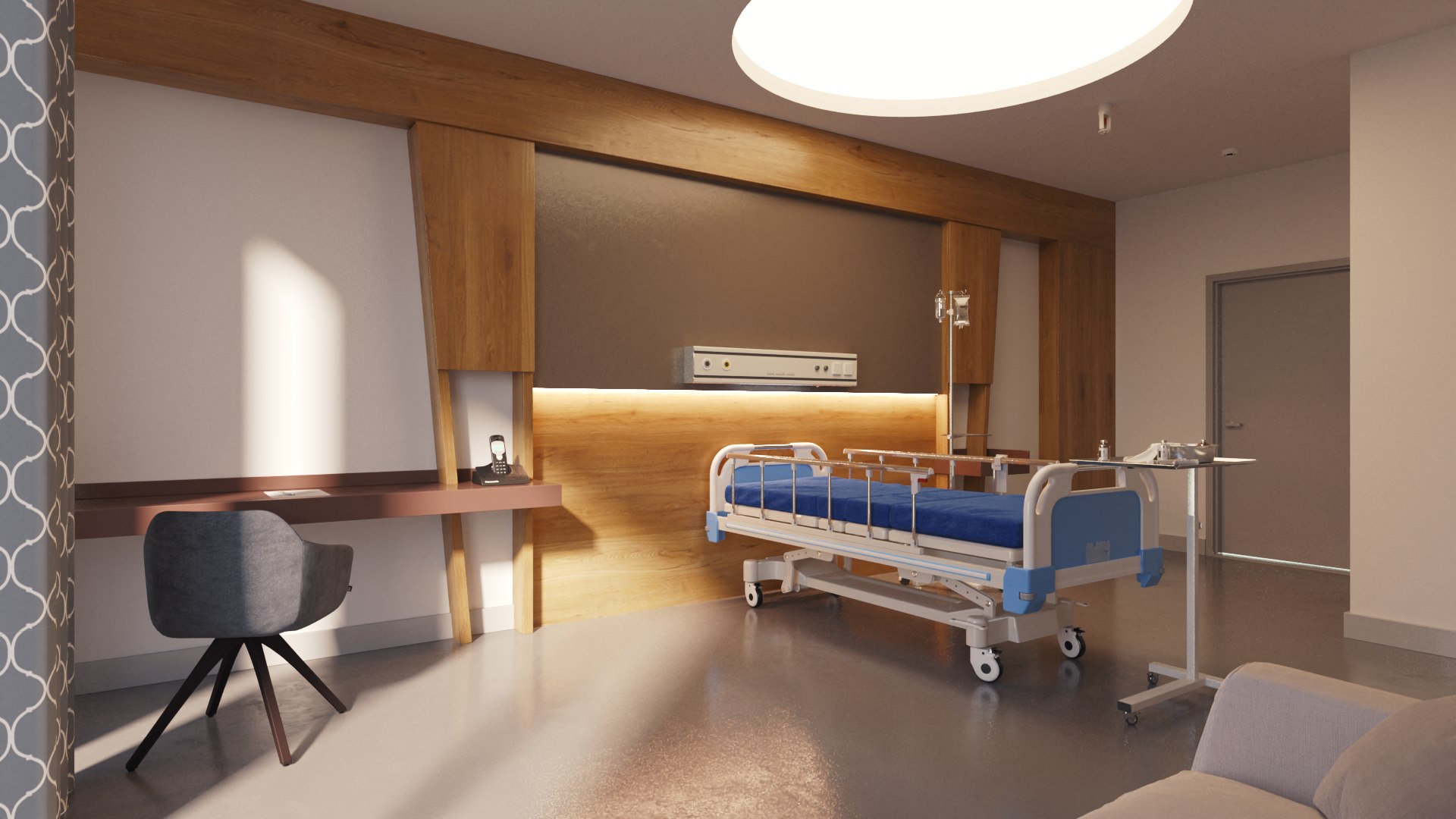 Hospital Room Scene Interior 3D - TurboSquid 1659418