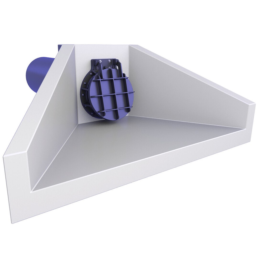 Concrete Sewer Storm Outlet Flap Valve 14 3D Model - TurboSquid 1979963