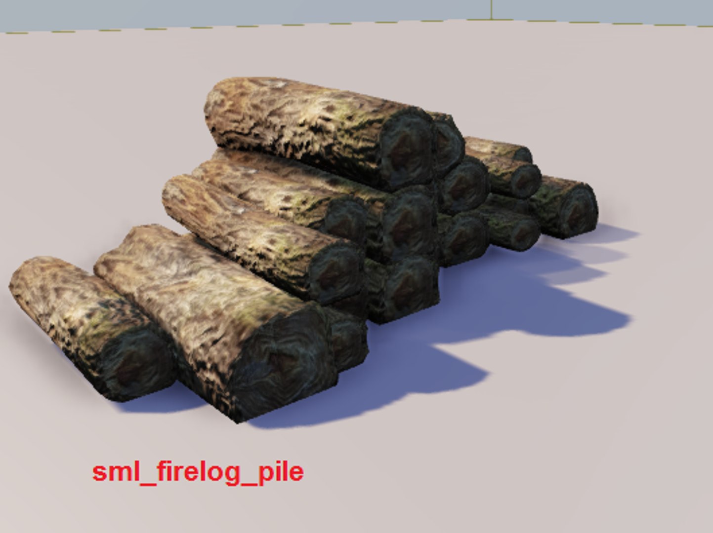 3D Tree Logs Low Poly Model - TurboSquid 2074955